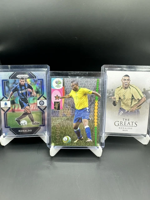 3X RONALDO NAZARIO Cards - 2006 World Cup Foil, 22/23 Silver Prizm ...