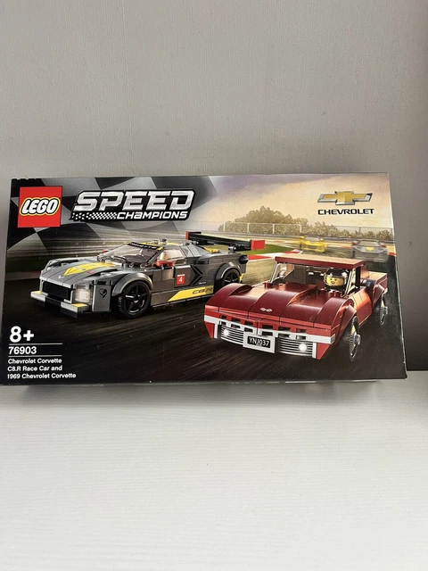 LEGO SPEED CHAMPIONS Chevrolet Corvette C8.R Race Car & 1969 Chevrolet ...