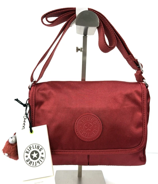 KIPLING 'SHAYNA' SMALL Crossbody/Shoulder Bag - Red Luxe Twill - New ...