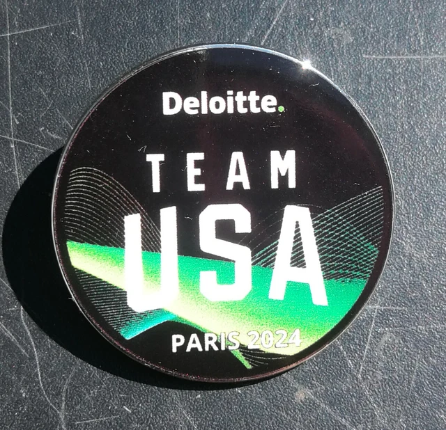Pins Officiel Des Jo Paris 2024 Team Usa Deloitte Eur 15 00 Picclick Fr