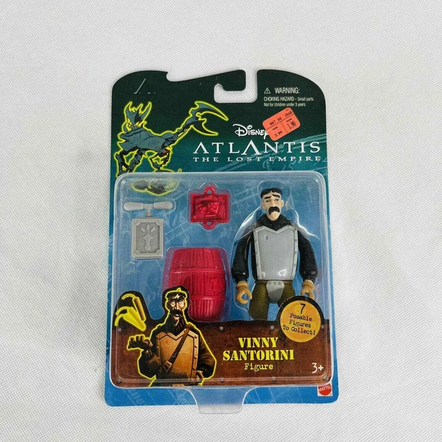 MATTEL DISNEY'S ATLANTIS The Lost Empire Vinny Santorini 4" Action ...
