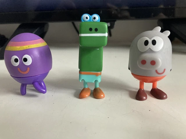 HEY DUGGEE FIGURES CBeebies Characters x 3, Tag Roly And Happy, Fast ...