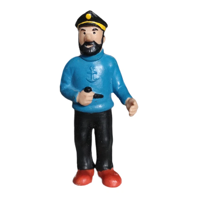 FIGURINE COLLECTION TINTIN COMICS SPAIN 1984 LE CAPITAINE HADDOCK 8,5 ...