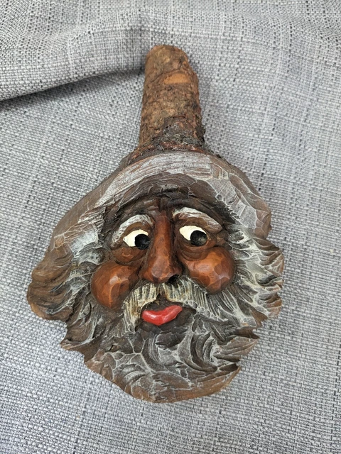 Wood Carving Tree Spirit Face FOR SALE! - PicClick UK
