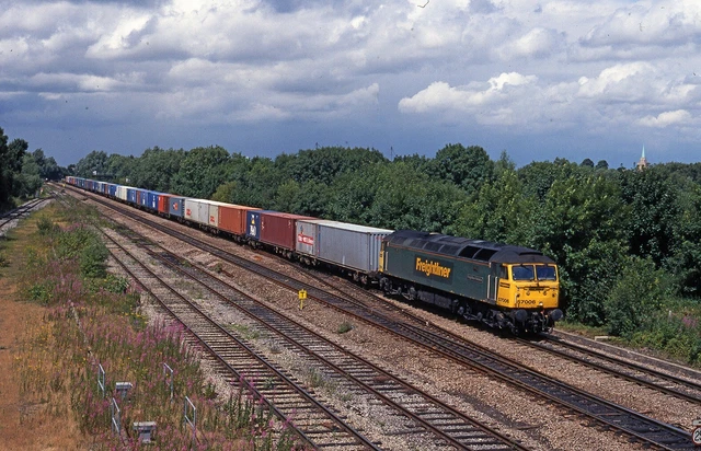 ORIG. 35MM RAILWAY Slide Class 57 57001 Hinksey 12 7 01 + Copyright £2. ...