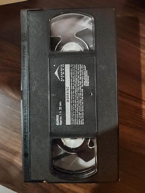 CLERKS VHS CULT Classic Comedy Kevin Smith Jason Mews $22.99 - PicClick CA