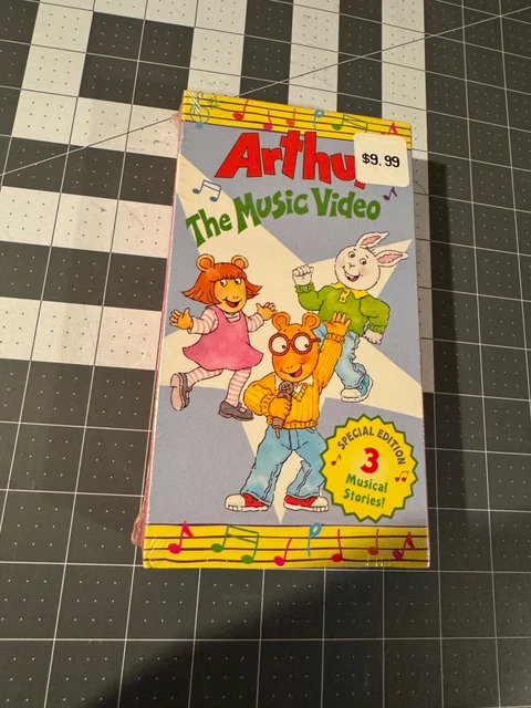 NEW SEALED ARTHUR The Music Video VHS Tape 1999 Random House Arthur TV ...
