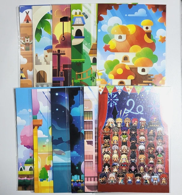 MAPLESTORY MAPLE STORY Map Artwork Postcard 11types Full SET Limited £ ...