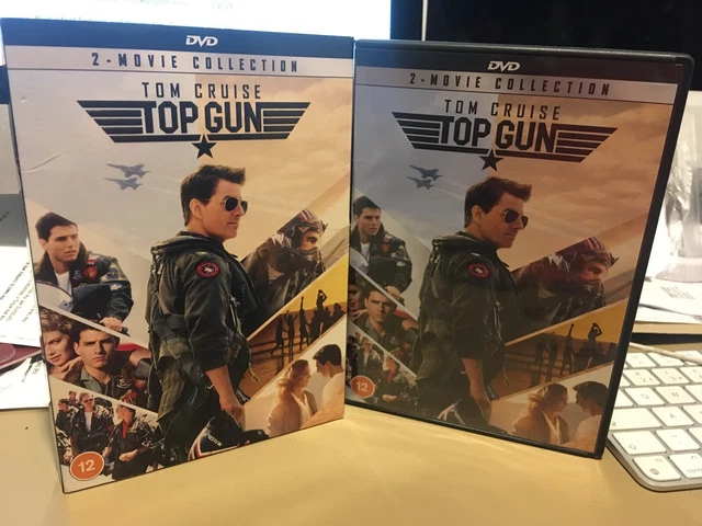 TOP GUN 2 MOVIE COLLECTION DVD x2 TOM CRUISE VAL KILMER PLAYED ONCE ...