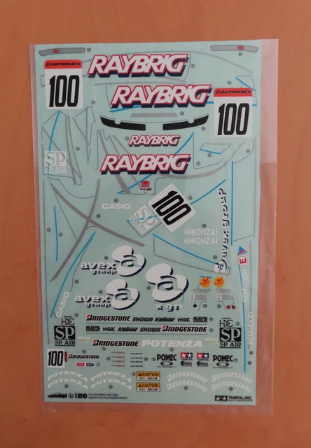 RC TAMIYA DECAL 58262 Raybrig NSX Honda 2000 NEU NIB 2000 $125.55 ...