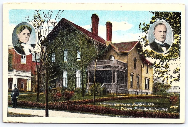 1921 MILBURN RESIDENCE Buffalo New York Where Pres McKinley Died Posted ...