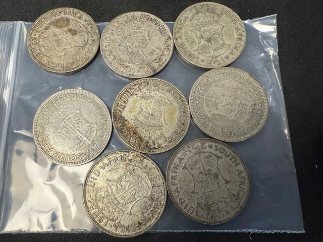 LOT OF 2½ Shillings South Africa silver 114g lot 752 £0.99 - PicClick UK