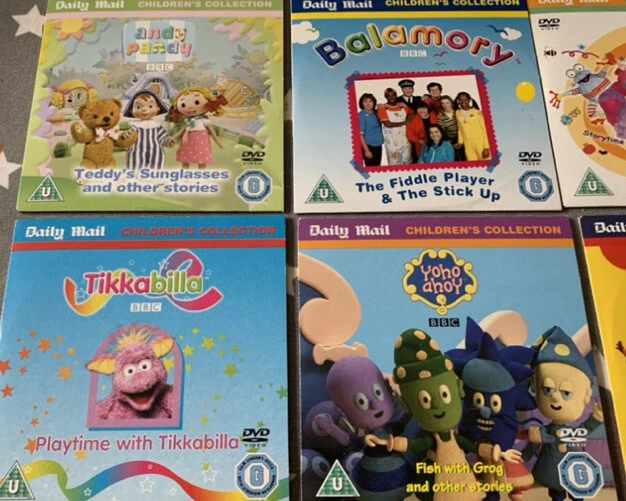 CHILDRENS DVD TWEENIES Bill & Ben Balamory Yoho Ahoy Daily Mail £6.50 ...