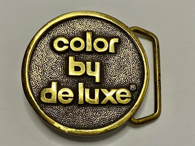 COLOR BY DE Luxe Vintage Solid Brass Belt Buckle BTS Made in USA £58.92 ...