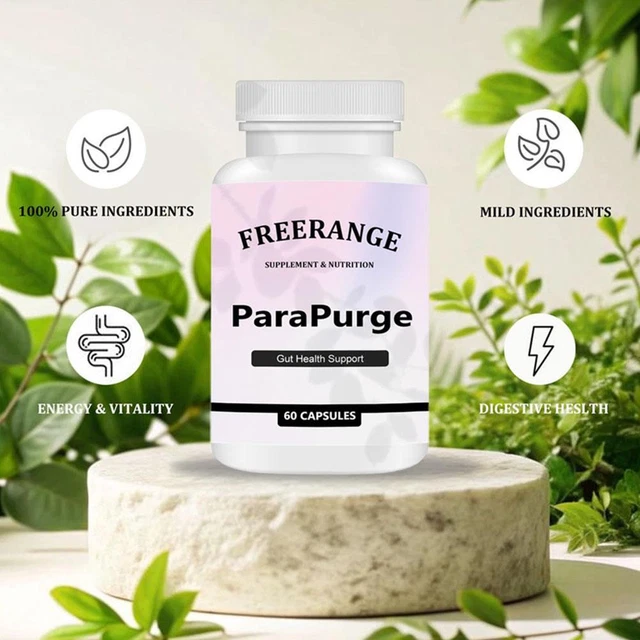 2 X PARAPURGE Gut Cleanse - Gut and Colon Support Supplement 60 ...