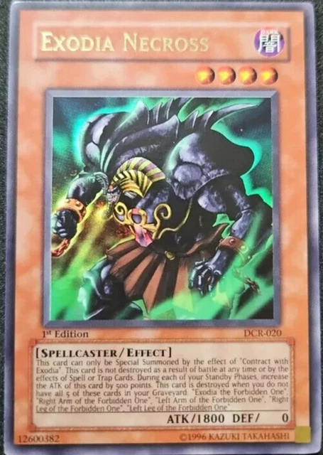 EXODIA NECROSS (DCR-020) - 1ère édition ultra rare - Yugioh *LIVRAISON ...