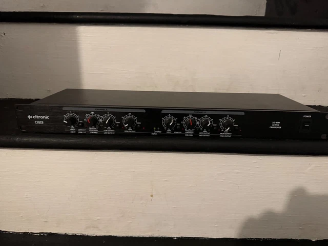 CITRONIC CX23 3 Way Mono Band Active Crossover £45.42 - PicClick UK