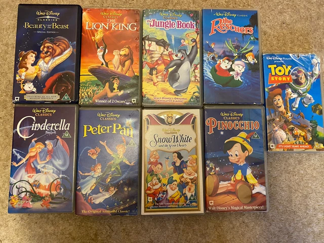 DISNEY VHS BUNDLE x 9 £17.00 - PicClick UK