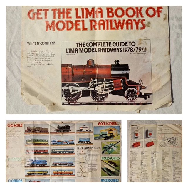 VINTAGE RARE THE Complete Guide To Lima Model Railways 1978 - 1979 £6. ...