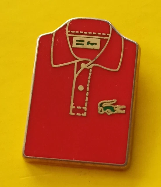 PINS ROLAND GARROS, Lacoste Polo Rouge. Arthus Bertrand Paris EUR 10,90 - PicClick FR