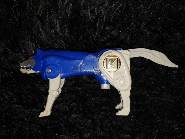 POWER RANGERS MIGHTY Morphin Ninja Megazord Wolf Wolf Blue Zord Loose ...