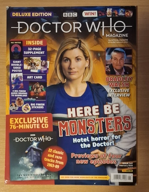 DOCTOR WHO MAGAZINE 547 Deluxe Edition Exclusive BBC Radiophonic Music ...