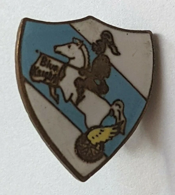 VINTAGE BLUE KNIGHTS Police Motorcycle Club Pin Quebec Canada Crest ...