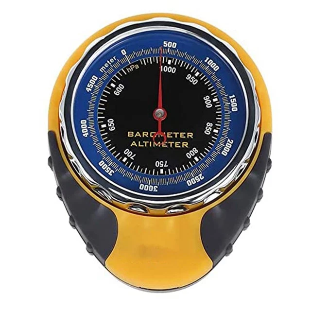 RUGGED OUTDOOR ALTIMETER with Barometric Pressure and Temperature ...