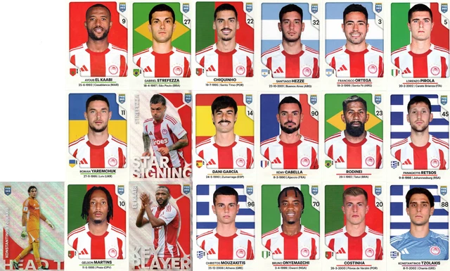 PANINI FIFA 365 2026 Sticker Set Olympiacos FC EUR 5,50 - PicClick DE