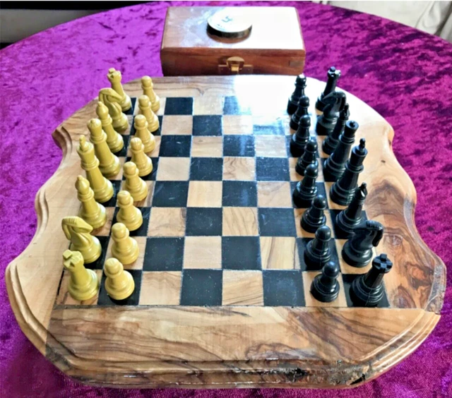1942 OLD VINTAGE Second World War Chess Full Set Pieces And Wooden ...