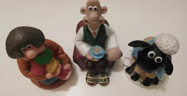 WALLACE AND GROMIT AARDMAN unique models bath foam container Wendolene ...