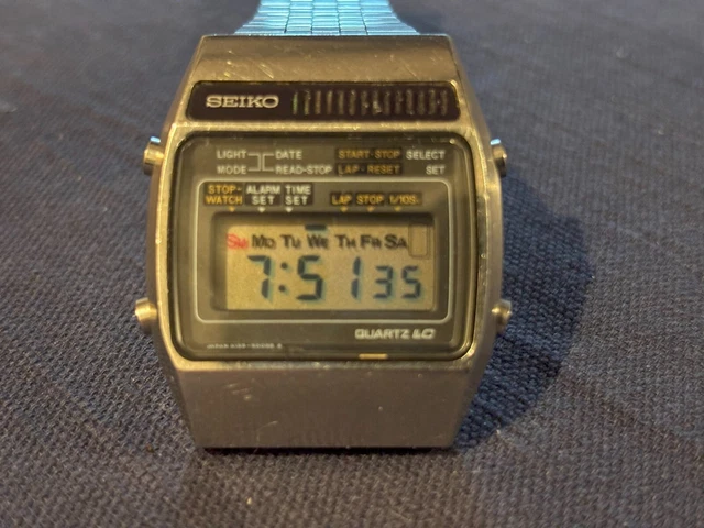 VINTAGE MENS SEIKO digital watch 1970's £68.32 - PicClick UK