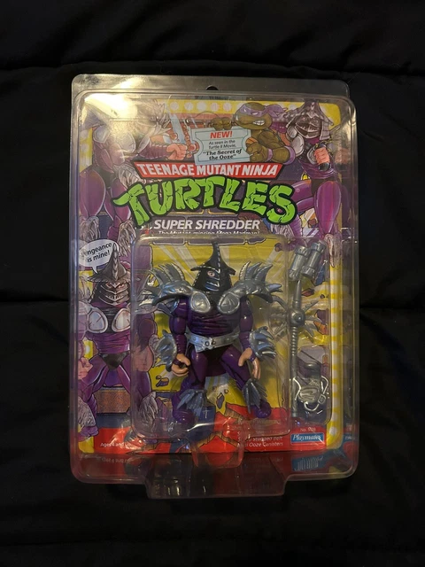 SUPER SHREDDER TEENAGE Mutant Ninja Turtles TMNT 1991 Playmates MOC non ...