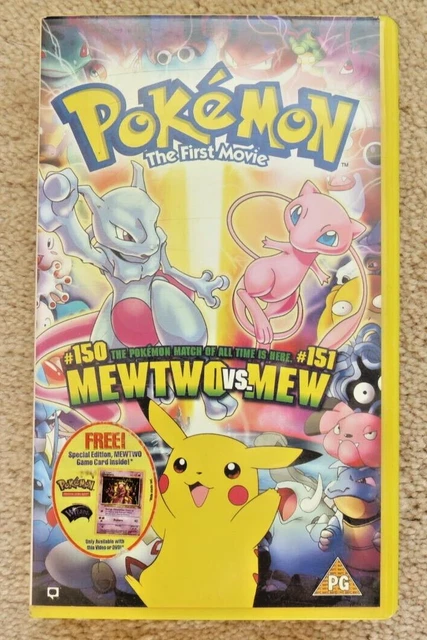 POKEMON THE FIRST Movie VHS Video (no card included) £1.95 - PicClick UK