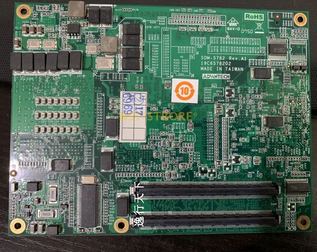 PRE-OWNED ADVANTECH SOM-5782 Rev.A1 19C6578202 Industrial Motherboard £ ...