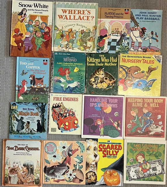 DISNEY POP-UP WEEKLY Reader Vintage/1960s-70s Kid’s Books Lot/16 Titles ...