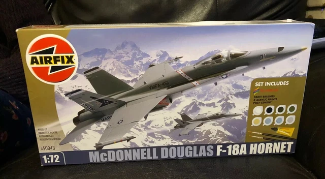 AIRFIX MCDONNELL DOUGLAS F/A-18A Hornet échelle 1:72 kit maquette ...