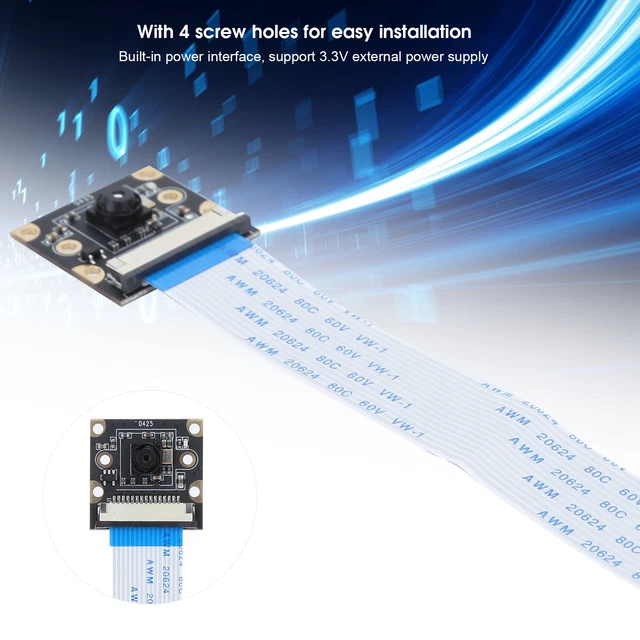 CAMERA MODULE 8MP IMX219 77° FOV Security Micro Cam Board For Jetson ...