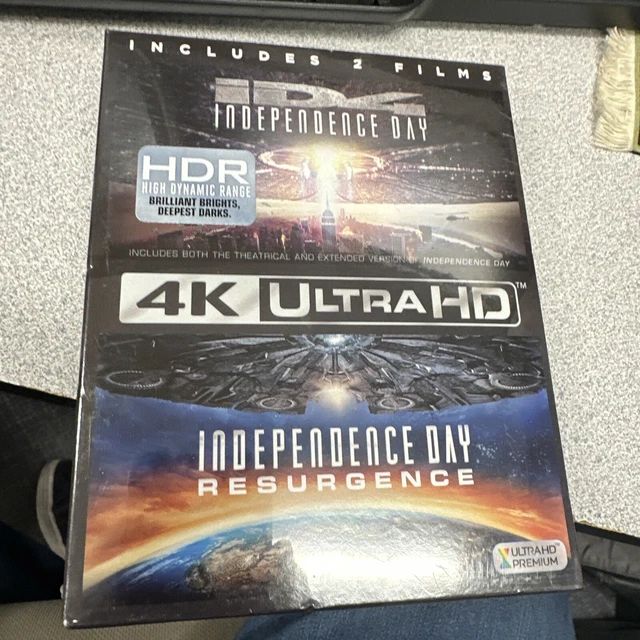 COFFRET INDEPENDENCE DAY 2-Movie Collection 4K ULTRA HD & Blu Ray Resurgence ID4 EUR 16,62 ...