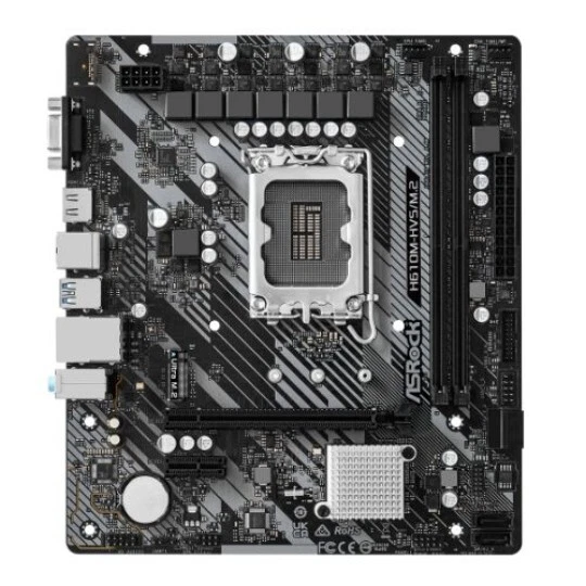 ASROCK H610M-HVS/M.2 R2.0, Intel H610, 1700, Micro ATX, 2 DDR4, VGA ...
