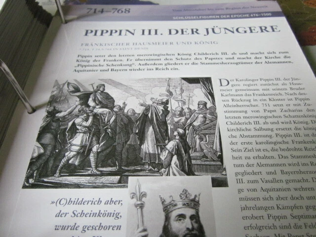 GESCHICHTE EUROPAS 476-1500 Schlüsselfiguren Pippin III derJüngere ...