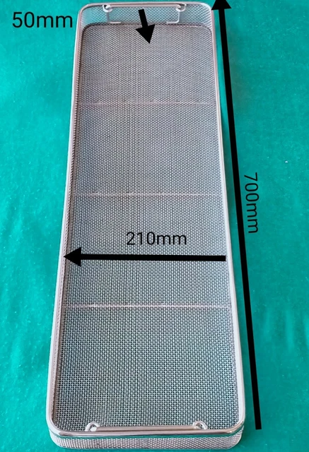STERILIZATION WIRE MICRO Mesh Tray Basket Surgical Autoclave Holding ...