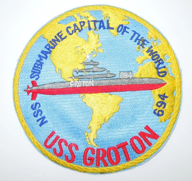 ORIGINAL US NAVY Vietnam War USS Groton Submarine SSN-694 Japanese Made ...