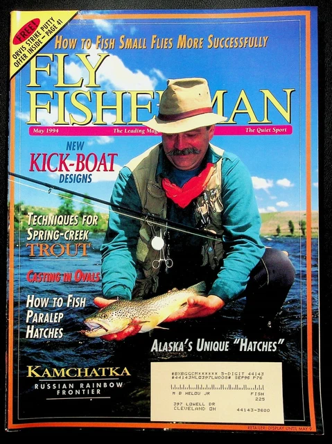 FLY FISHERMAN MAGAZINE May 1994 Fishing Alaska Kamchatka Kick-Boat ...
