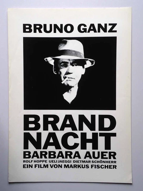 BRANDNACHT - BRUNO Ganz - Barbara Auer - Suzanne von Borsody ...