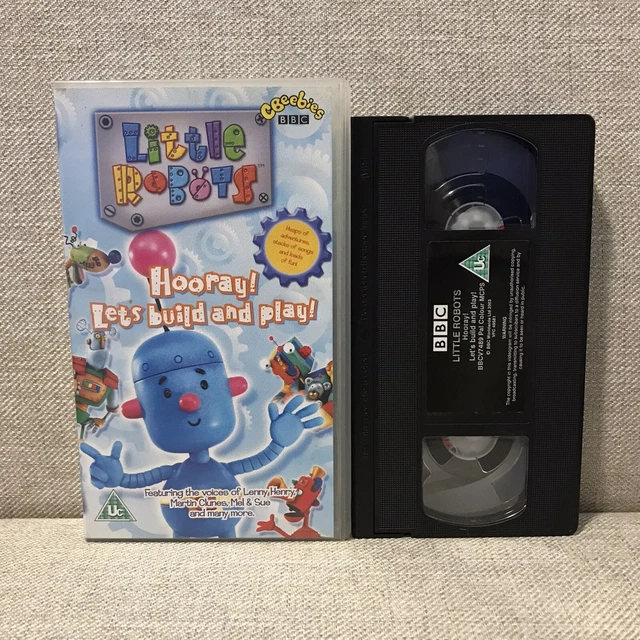 LITTLE ROBOTS - Bbc Vhs Video - Hooray Let’s Build And Play - Cbeebies ...