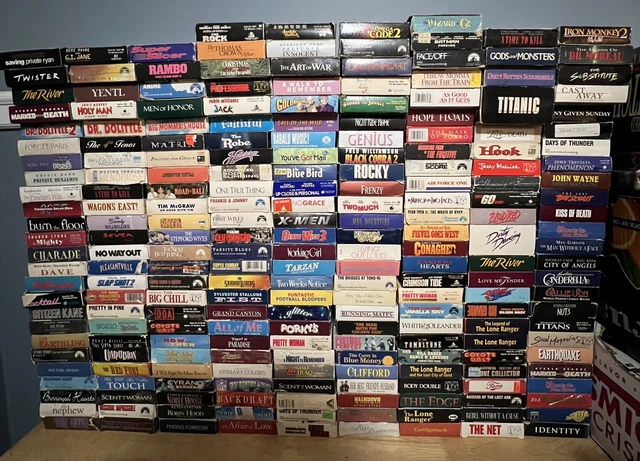 HUGE VHS LOT! Pick Out A VHS You Want! YOU PICK! Read Description ...