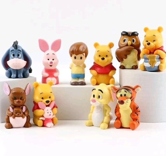 WINNIE THE POOH 10Pz/Set Action Figures Statuine Cartoon Animation 5Cm ...
