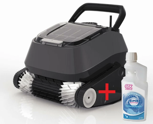 POOLROBOTER POWER 4.0 Modell 2024 mit Flockungsmittel Schwimmbad 1 ...