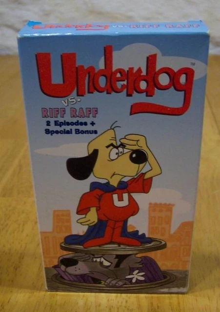 UNDERDOG VS. RIFF Raff VHS VIDEO £11.83 - PicClick UK
